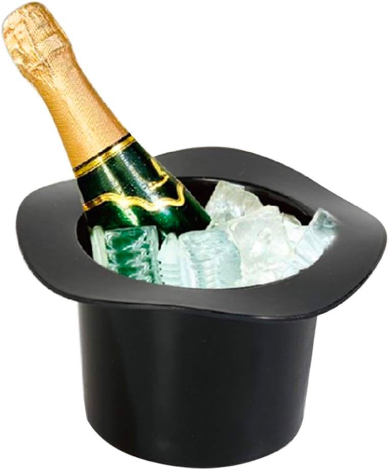 Top Hat Ice Bucket 1.2Litres, Hat Shaped Wine Beer Ice Bucket Insulated ...
