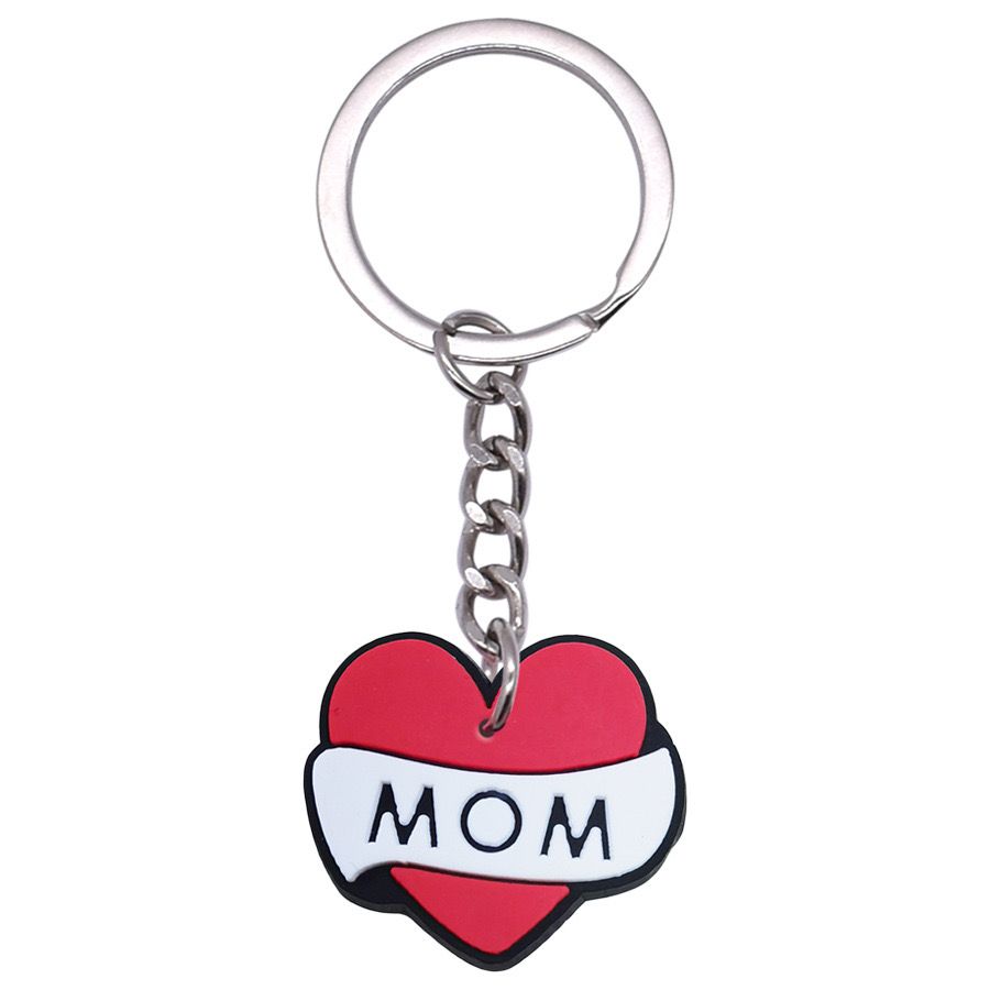 Mom Love Mini Key Tag PVC Soft Rubber Keyring - Befavored